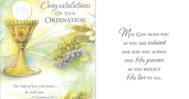 110 Congratulatory Happy Ordination Day Wishes Quotes For Priest ...