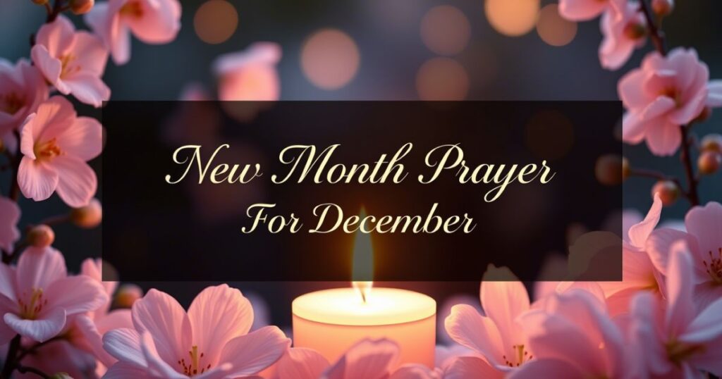25 Powerful New Month Prayer For December [2025]